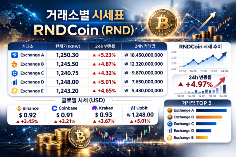 거래소별시세표 RNDCoin: The Complete Guide to Reading Exchange Price Tables ...